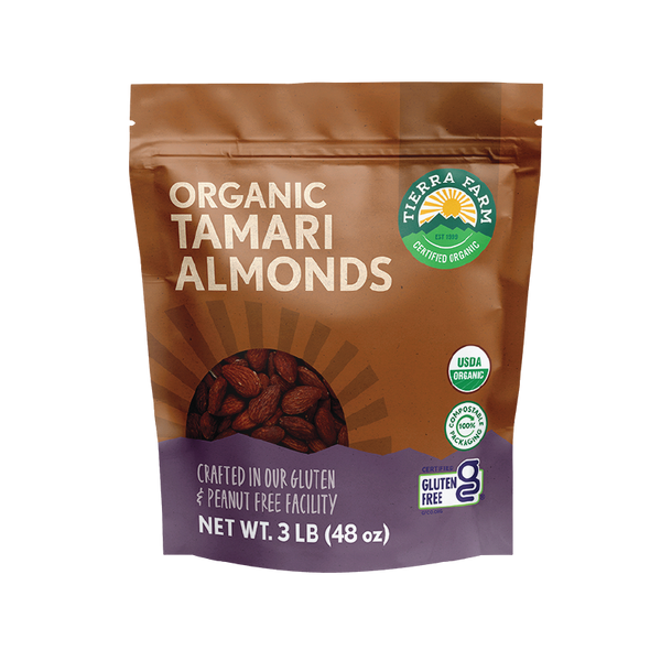 Organic Tamari Almonds | Tierra Farm Certified Organic