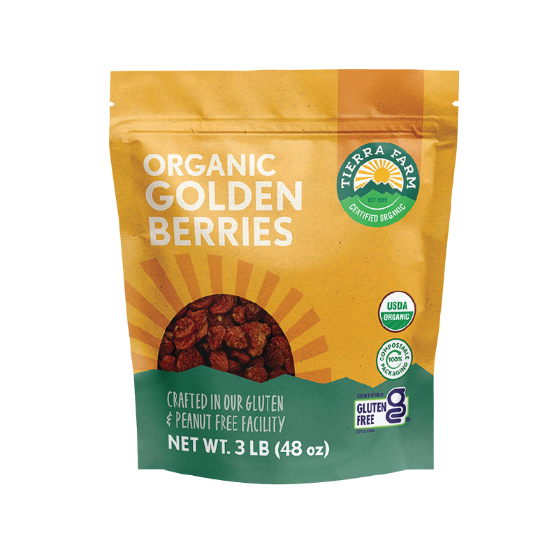 Organic Dried Golden Berries | Tierra Farm Certified Organic