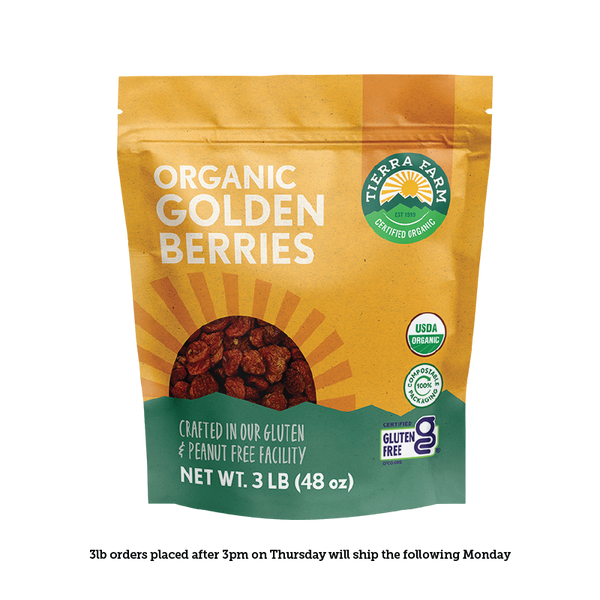 Organic Dried Golden Berries | Tierra Farm Certified Organic