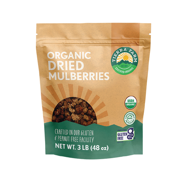 Organic Dried Mulberries | Tierra Farm Certified Organic