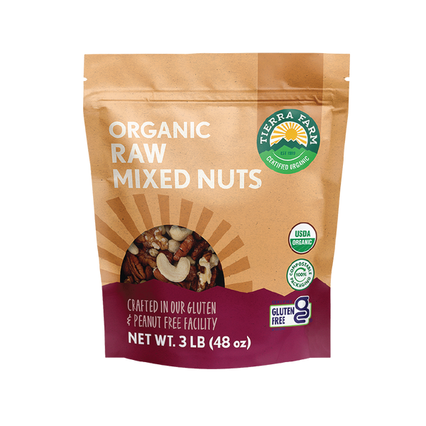 Organic Raw Mixed Nuts - Tierra Farm