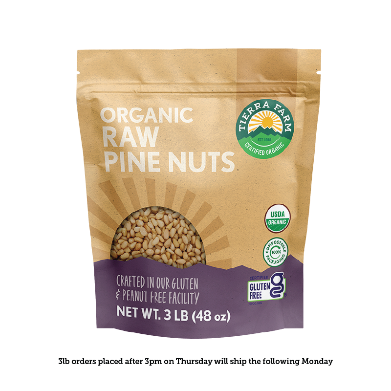 Organic Raw Pine Nuts | Tierra Farm Certified Organic