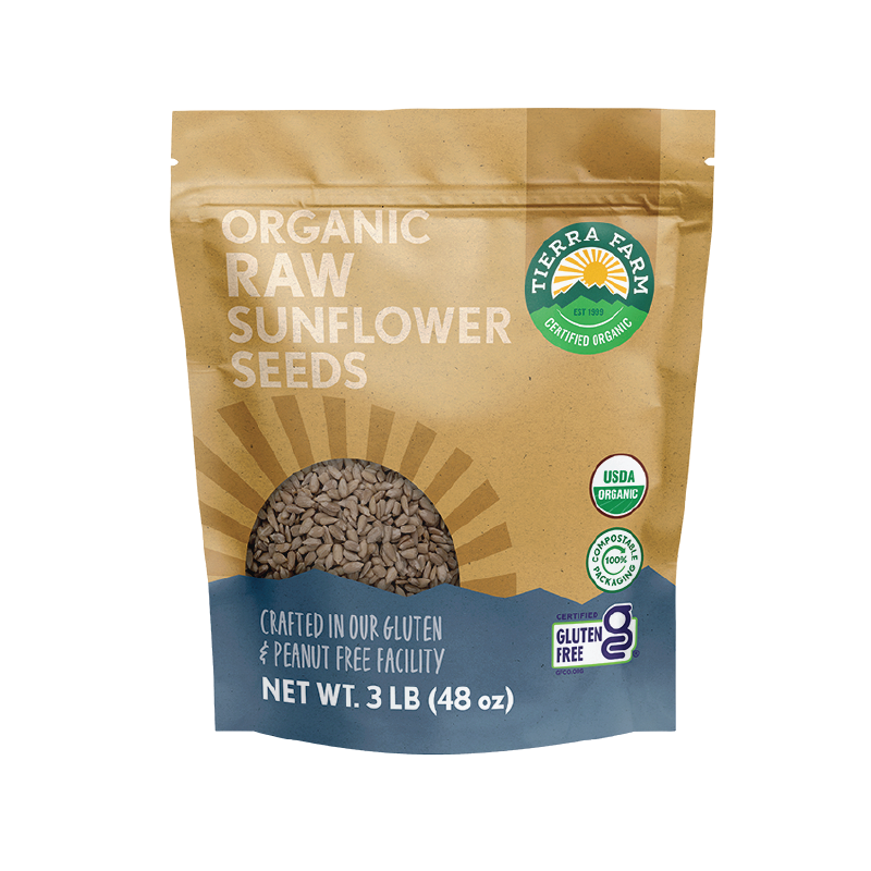 Organic Raw Sunflower Seeds | Tierra Farm Certified Organic