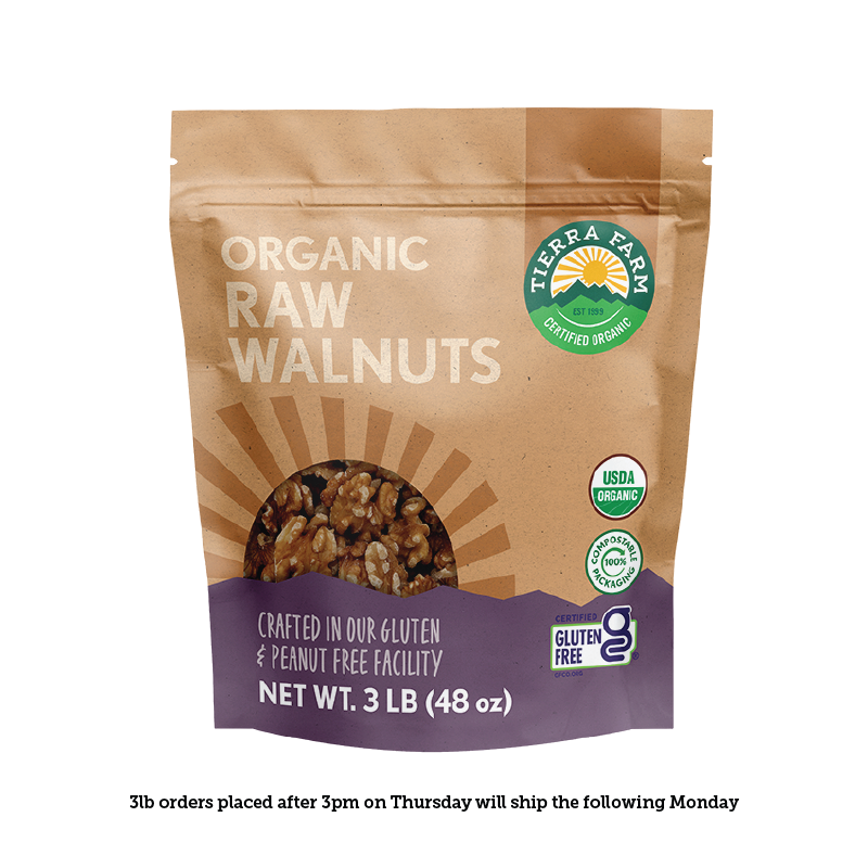 Organic Raw Walnuts | Tierra Farm Certified Organic