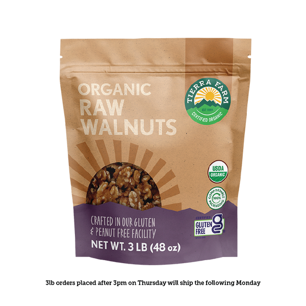 Organic Raw Walnuts | Tierra Farm Certified Organic