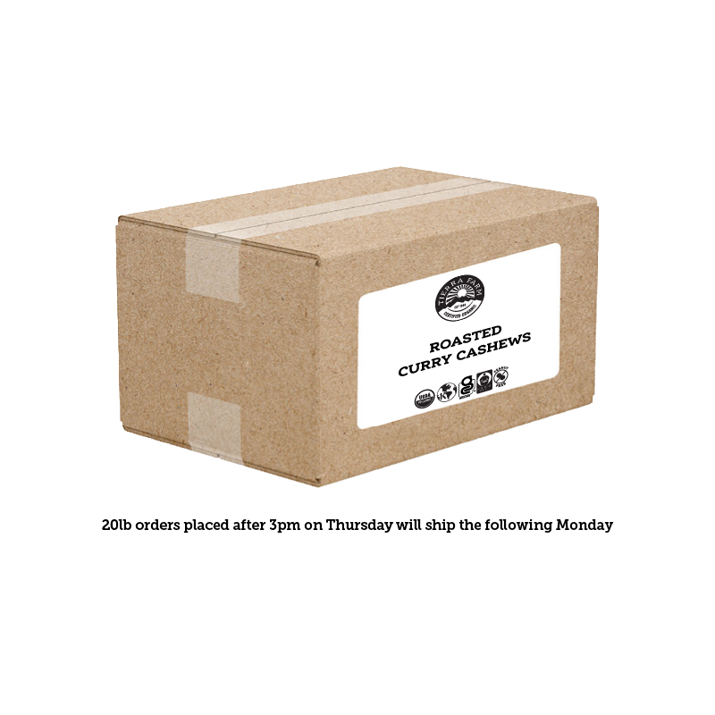 Organic Curry Cashews | Tierra Farm Certified Organic