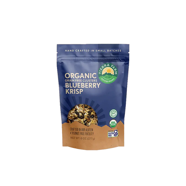 Blueberry Krisp Grain Free Clusters | Tierra Farm Certified Organic