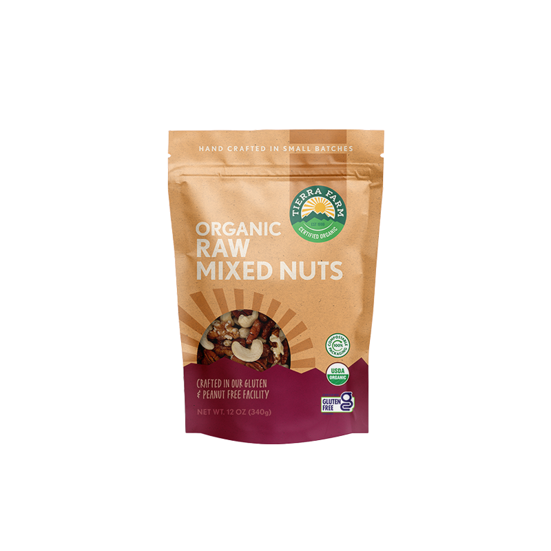 Organic Raw Mixed Nuts - Tierra Farm