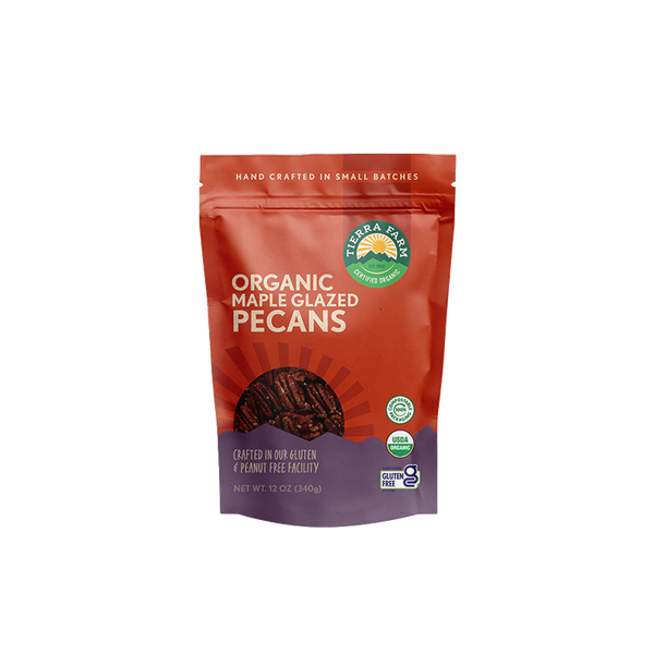 Organic Maple Glazed Pecans | Tierra Farm Certified Organic