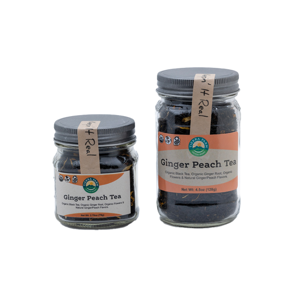Organic Ginger Peach Tea - Tierra Farm