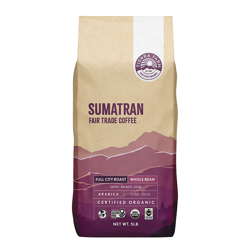 Fair Trade Organic Sumatran Coffee - Tierra Farm